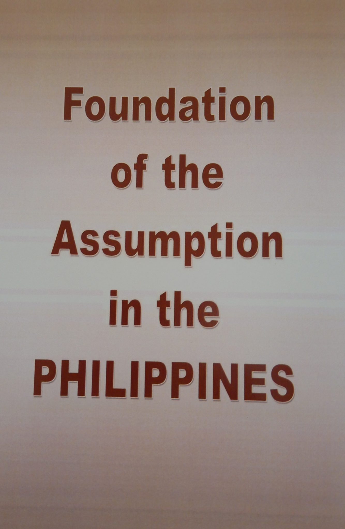 Assumption's Beginning in the Philippines - Assumption APP